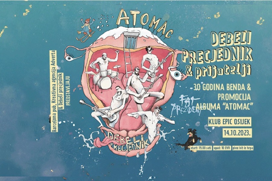 Debeli precjednik slavi 30 godina u osječkom Epicu - ravnododna