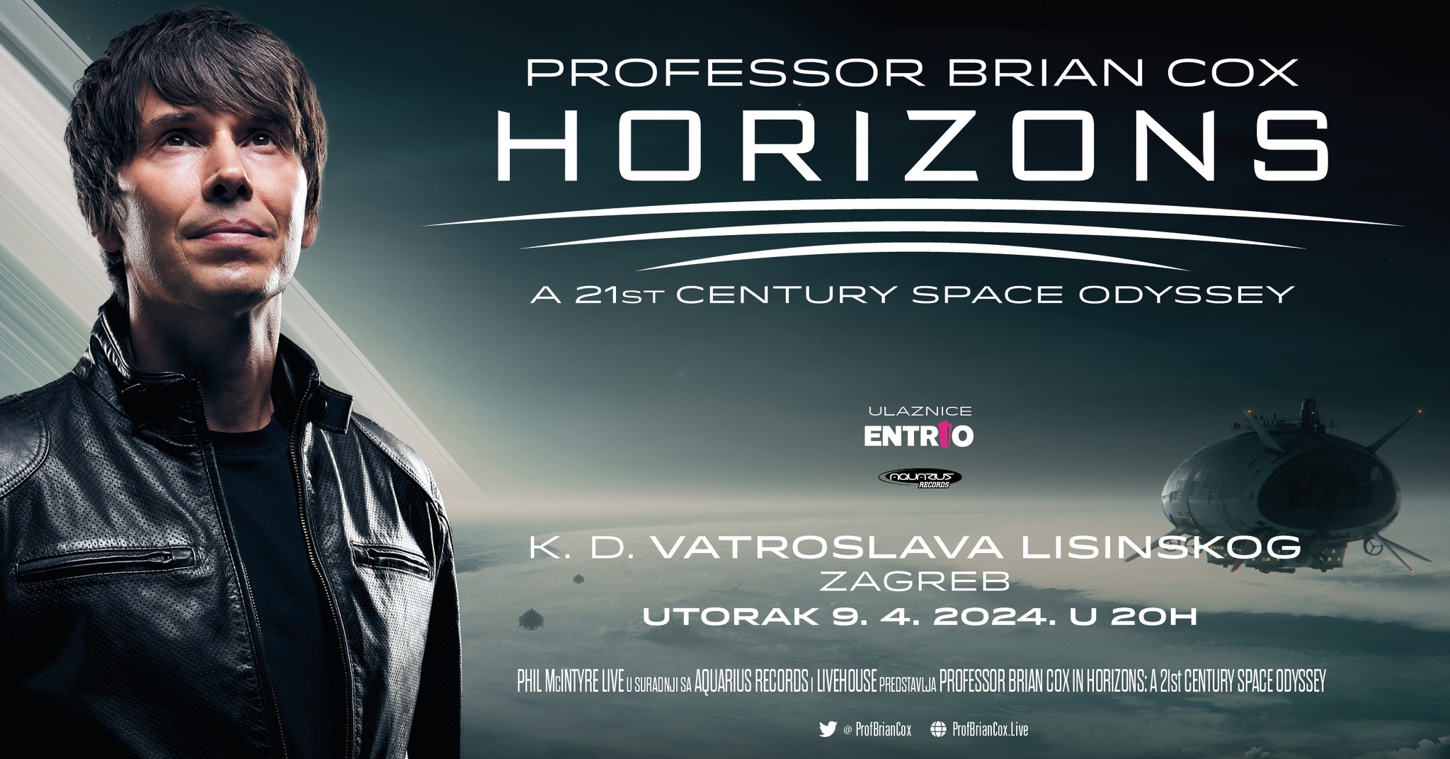 Brian Cox ‘Horizons: A 21st Century Space Odyssey’ u Lisinskom - ravnododna